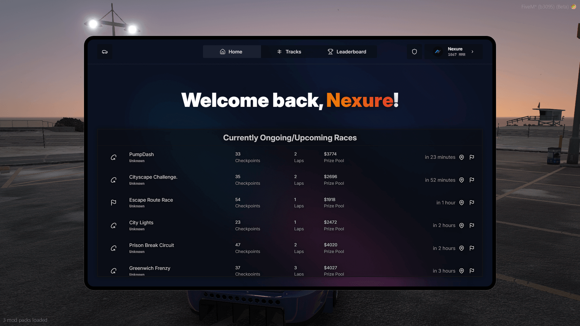 Nexure | #1 FiveM Racing Script - Advanced Racing System for GTA V ...
