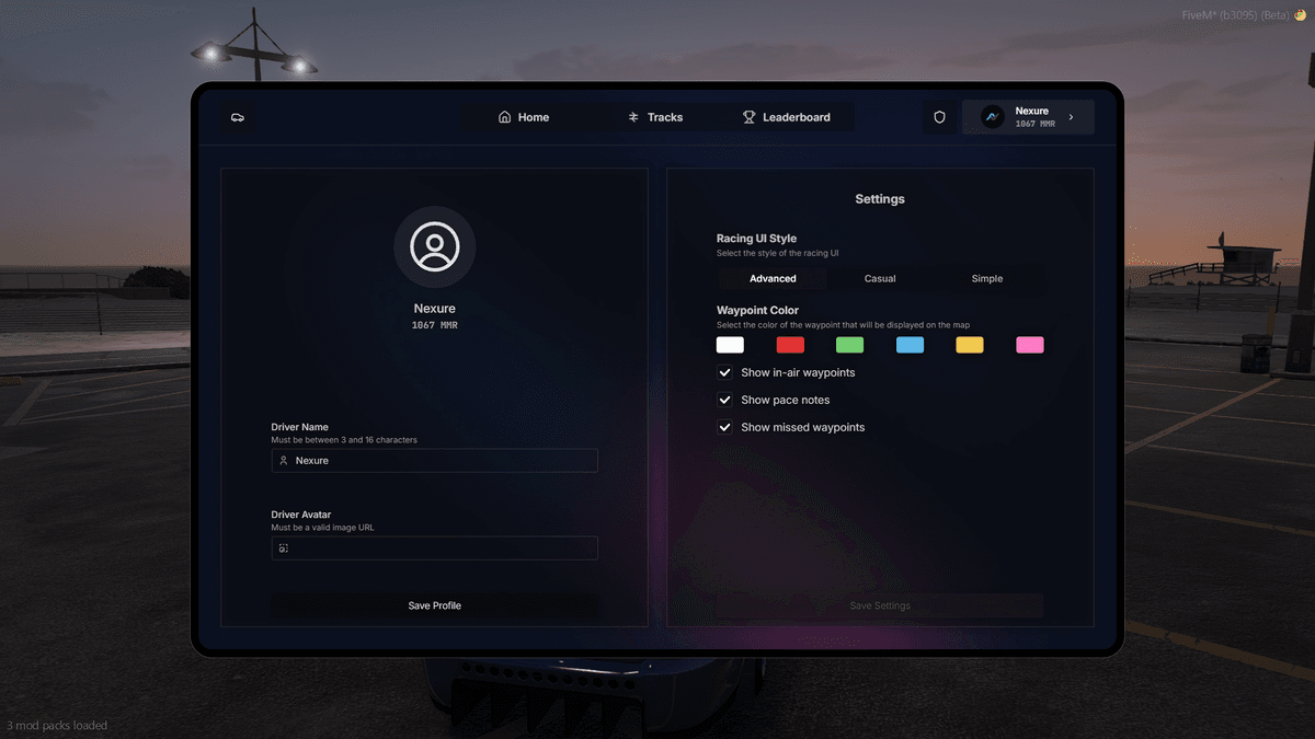 Nexure | #1 FiveM Racing Script - Advanced Racing System for GTA V ...