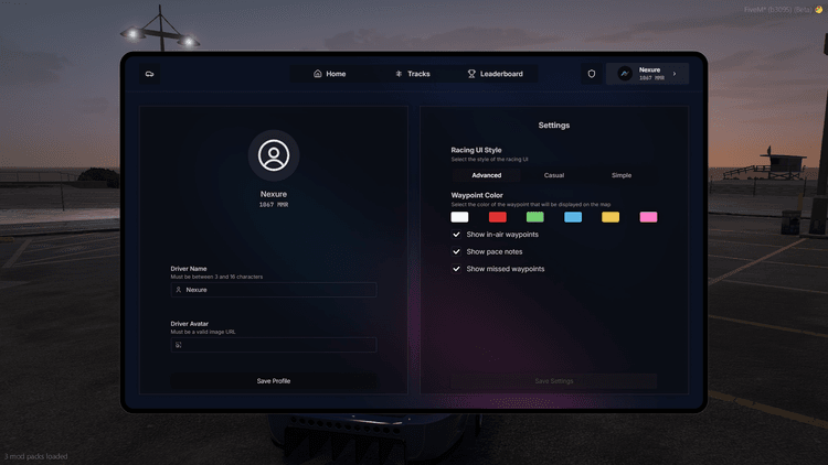 Nexure | #1 FiveM Racing Script - Advanced Racing System for GTA V ...