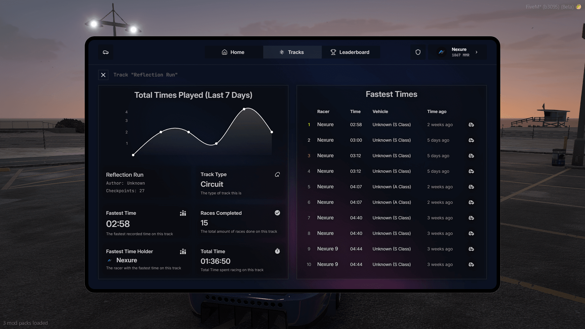Nexure | #1 FiveM Racing Script - Advanced Racing System for GTA V ...