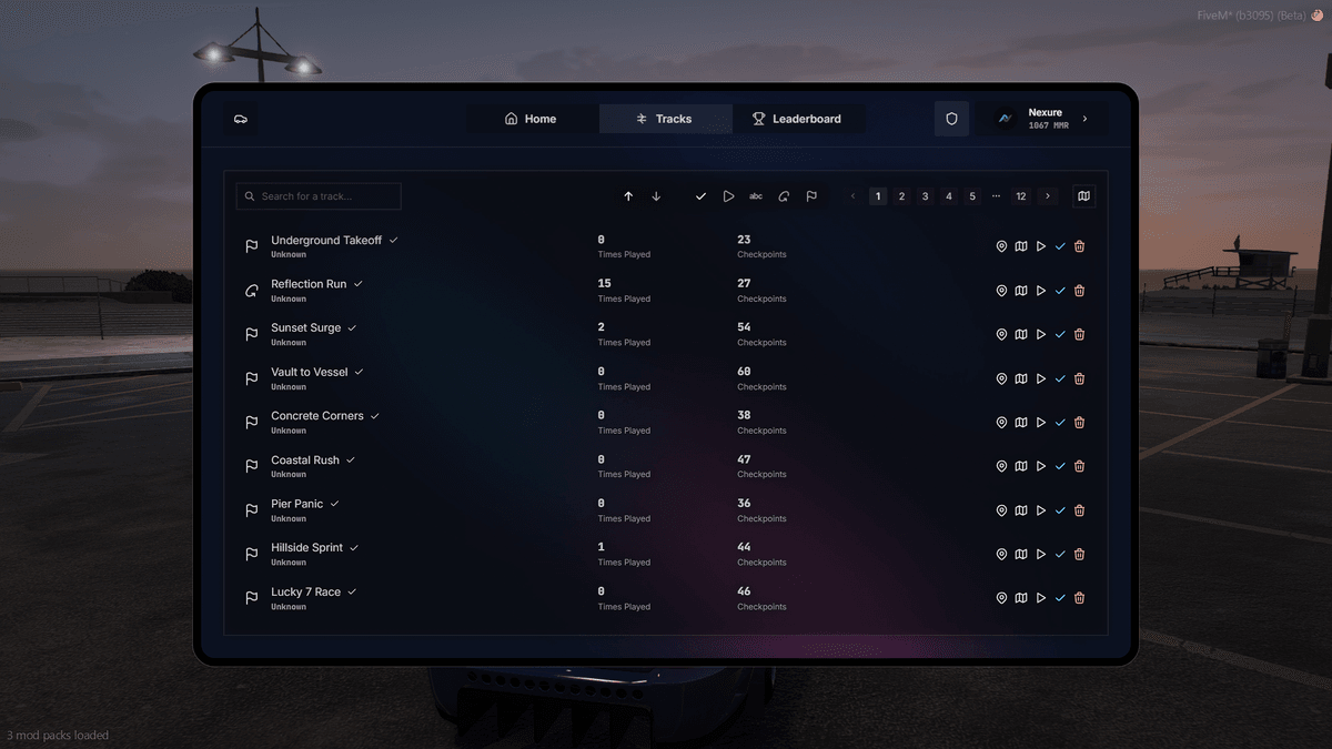 Nexure | #1 FiveM Racing Script - Advanced Racing System for GTA V ...
